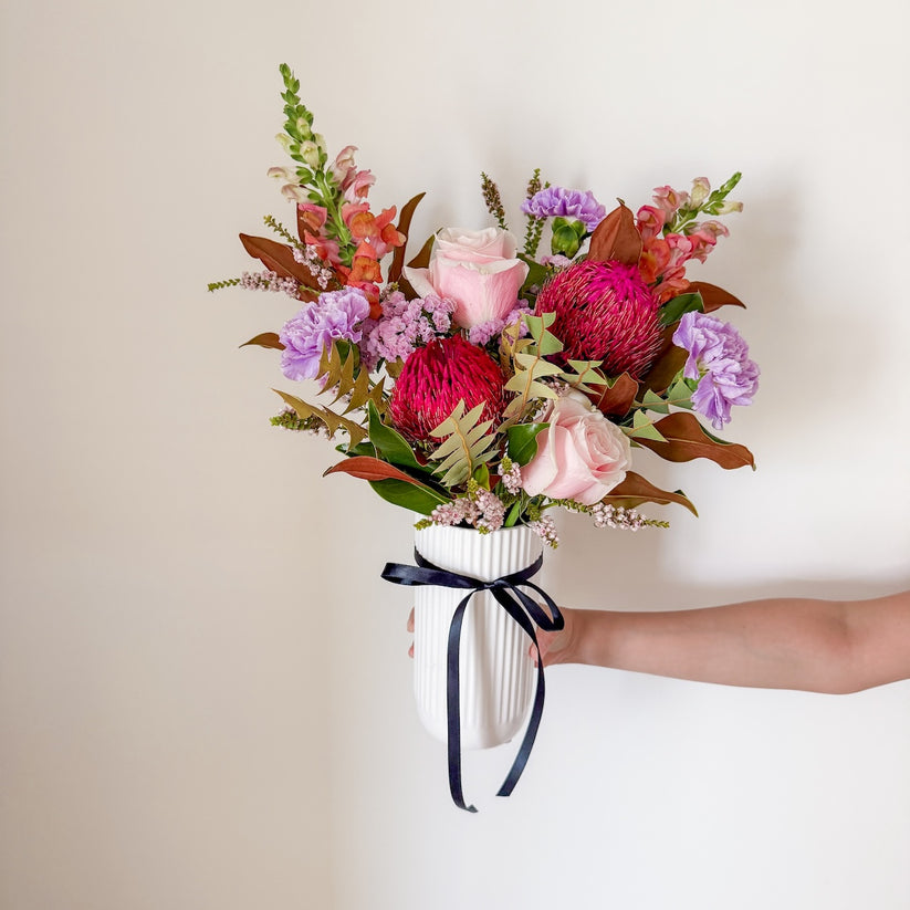 Modern Native Flowers | Perth Vase Arrangement Delivered – Bliss and ...